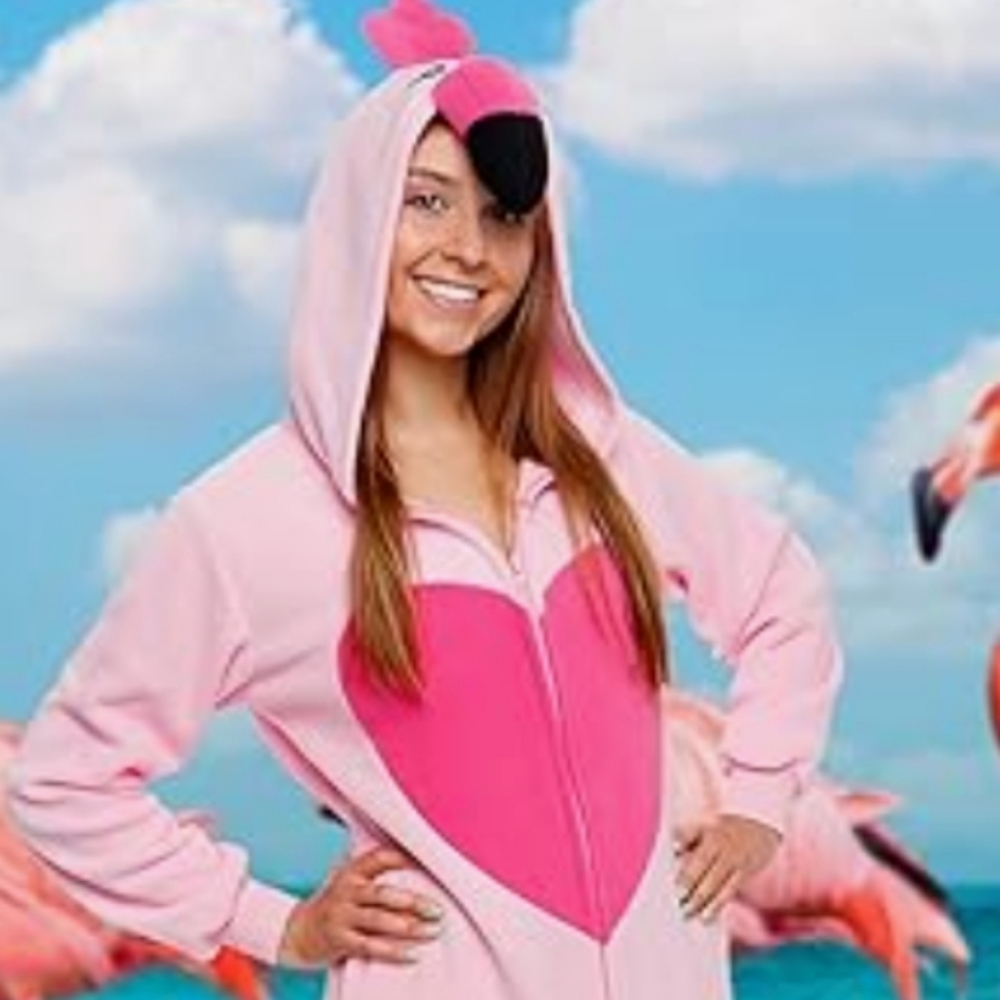Flamingo Cosplay Onesie - Gem